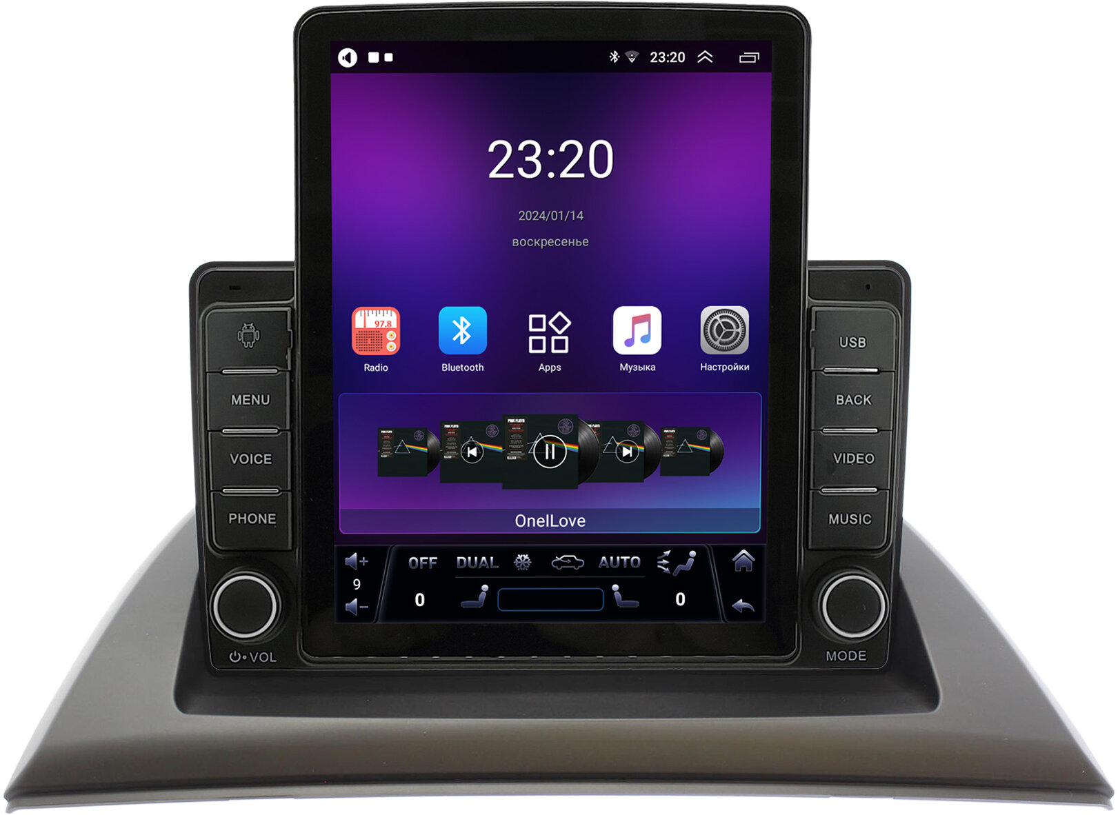 Штатная магнитола Canbox GTR095-9-705 BMW X3 (E83), Z4 (E85, E86) 2002-2010, 1 (E81, E82) Android 10 (QLed, 4/64, DSP, CarPlay)