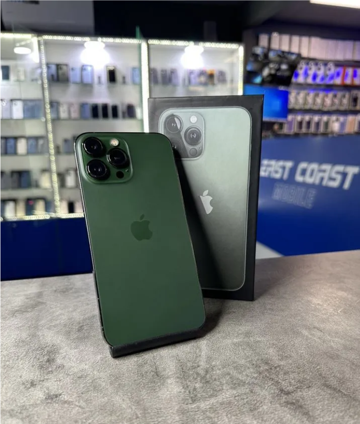 Смартфон Apple iPhone 13 Pro Max 128 ГБ, nano SIM+eSIM, Альпийский зеленый