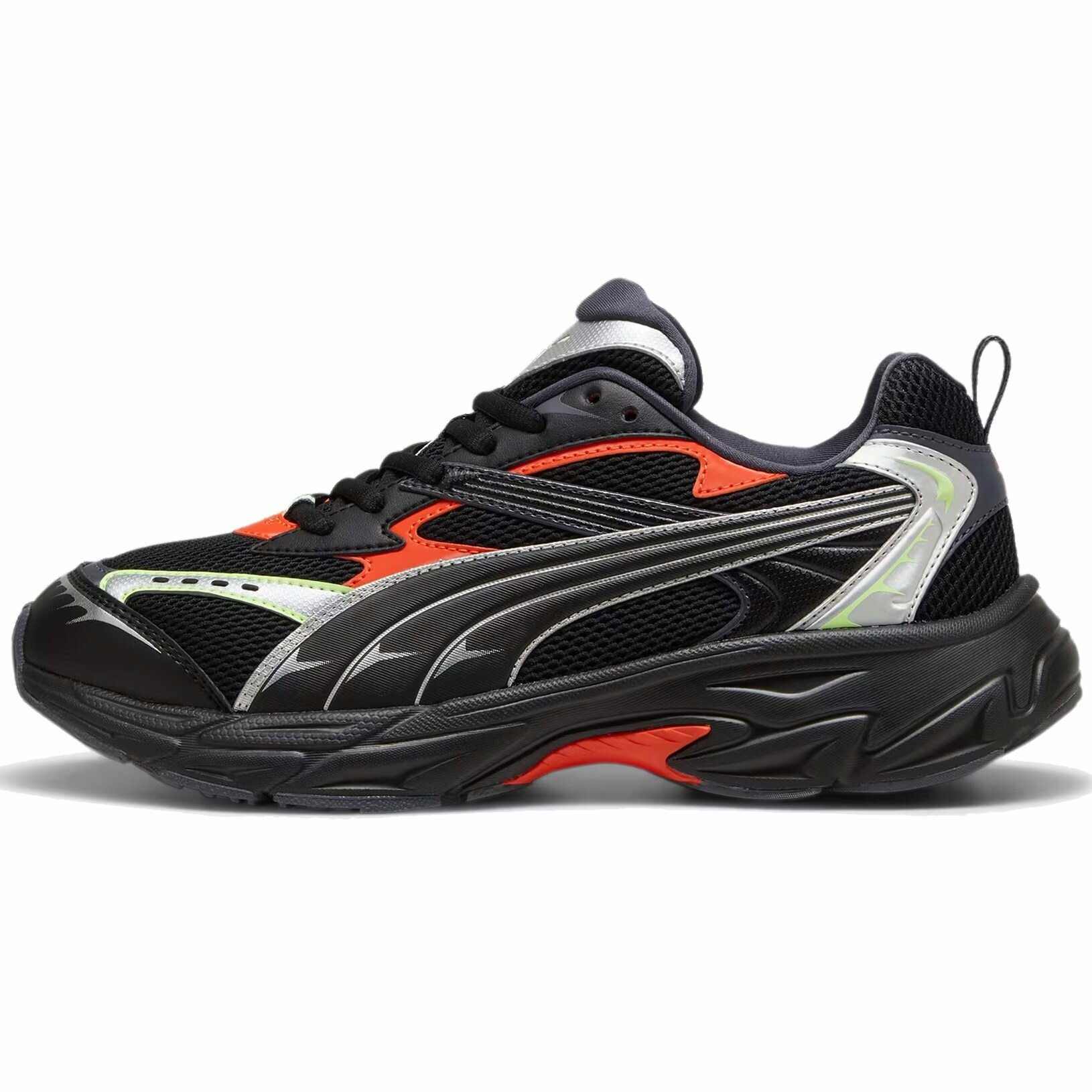 Кроссовки PUMA Morphic, размер 10 UK, черный, оранжевый