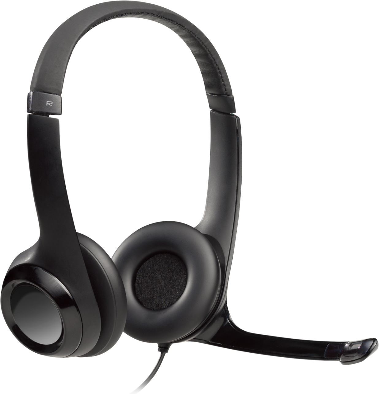 Гарнитура проводная LOGITECH Headset H390 USB black (USB, кабель 1.9м) (981-000803)