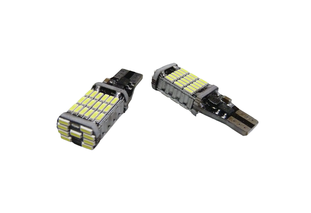 Светодиоды для заднего хода Zumato T15 can 45 (чипы 3014) 4,5W 5500K 650Lm (W16W) 12V - 2 шт.