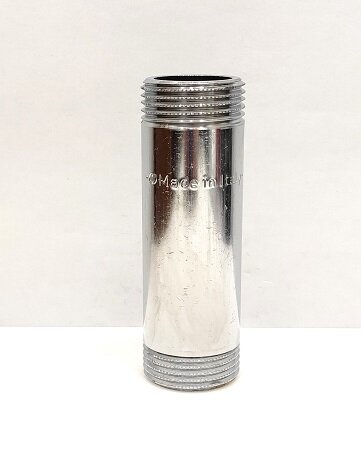 Бочонок удлинительный хромированный GENERAL FITTINGS 1" L=100 мм, нар.-нар.