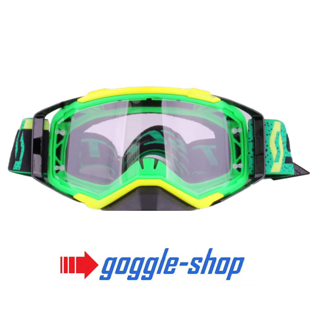 Мотоциклетные очки Scott C6, прозрачные, для верховой езды