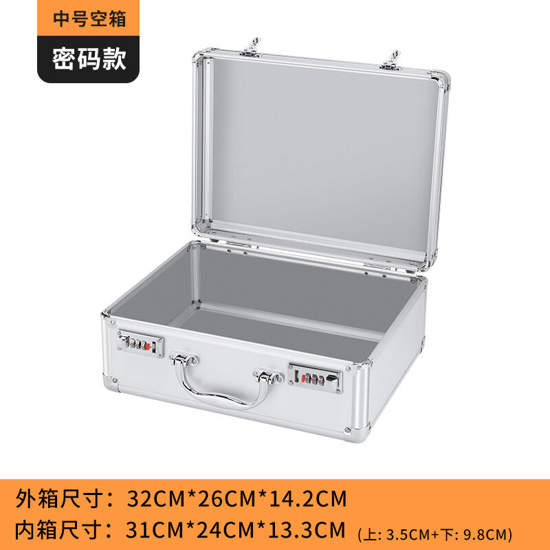 Набор инструментов DIY из алюминиевого сплава, многофункциональный портативный ящик для оборудования, инструментов, страхового хранения, алюминиевый кейс для домашнего использования