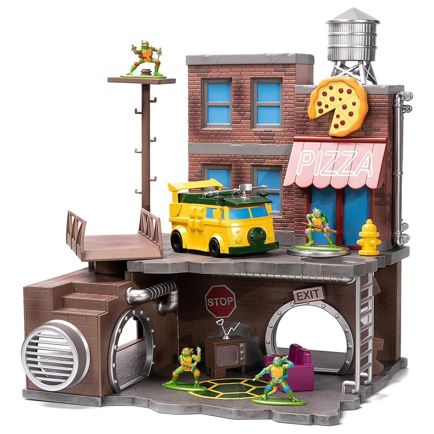 Набор Jada Toys TMNT Nanoscene Value Box with 4 figures (Regular vertical PKG) (SDG no. 253285005)