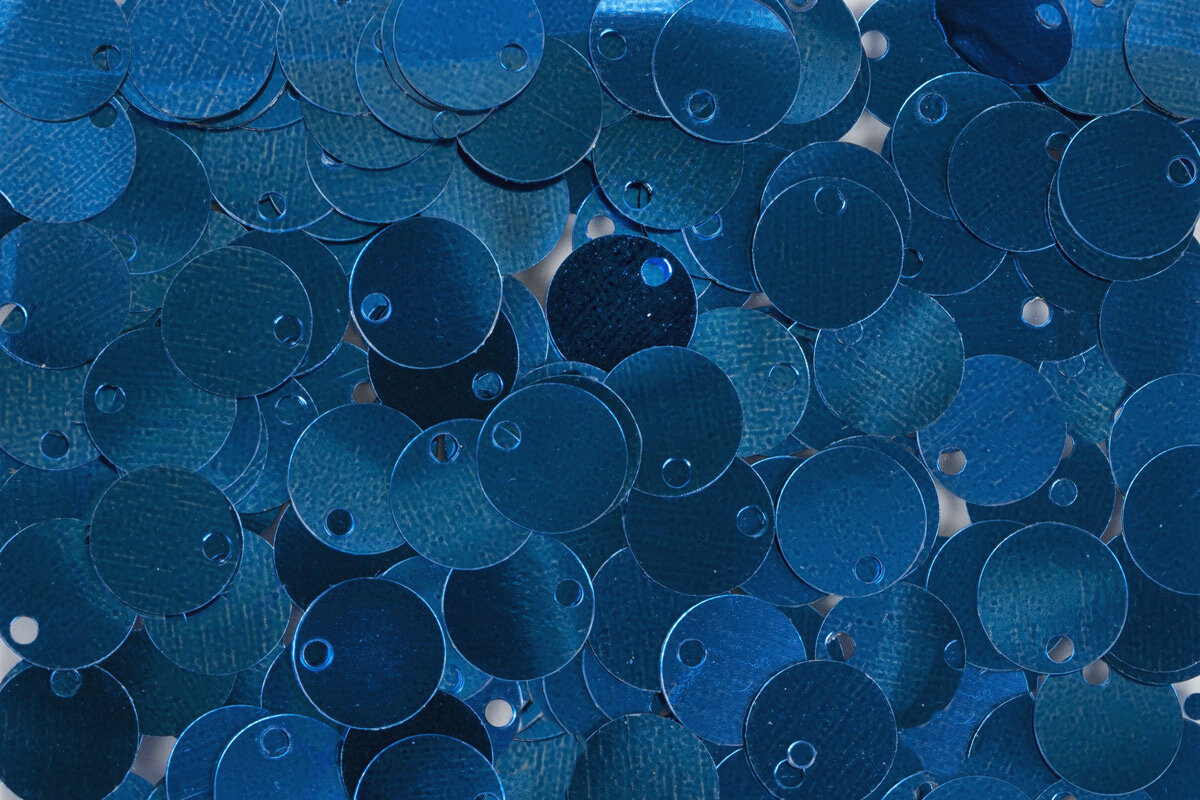 Пайетки Zlatka россыпью ZF-11 8 мм 5х10 г №07 синий