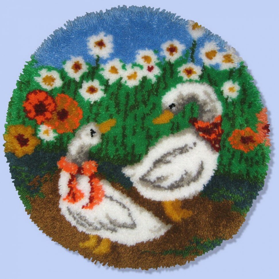 Набор - ковровая техника MCG Textiles #37648 Geese Rug - Гуси, 68.6 см