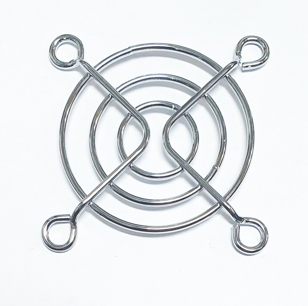 Решетка EVERCOOL 50x50 FG-50/M защитная для вентилятора ПК 50x50 мм, хромированная, металл