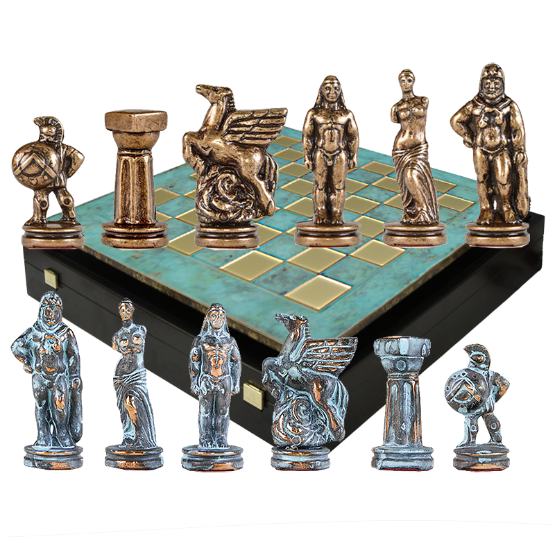 Шахматный набор Древняя Спарта KSVA-MP-S-16-B-28-TIR