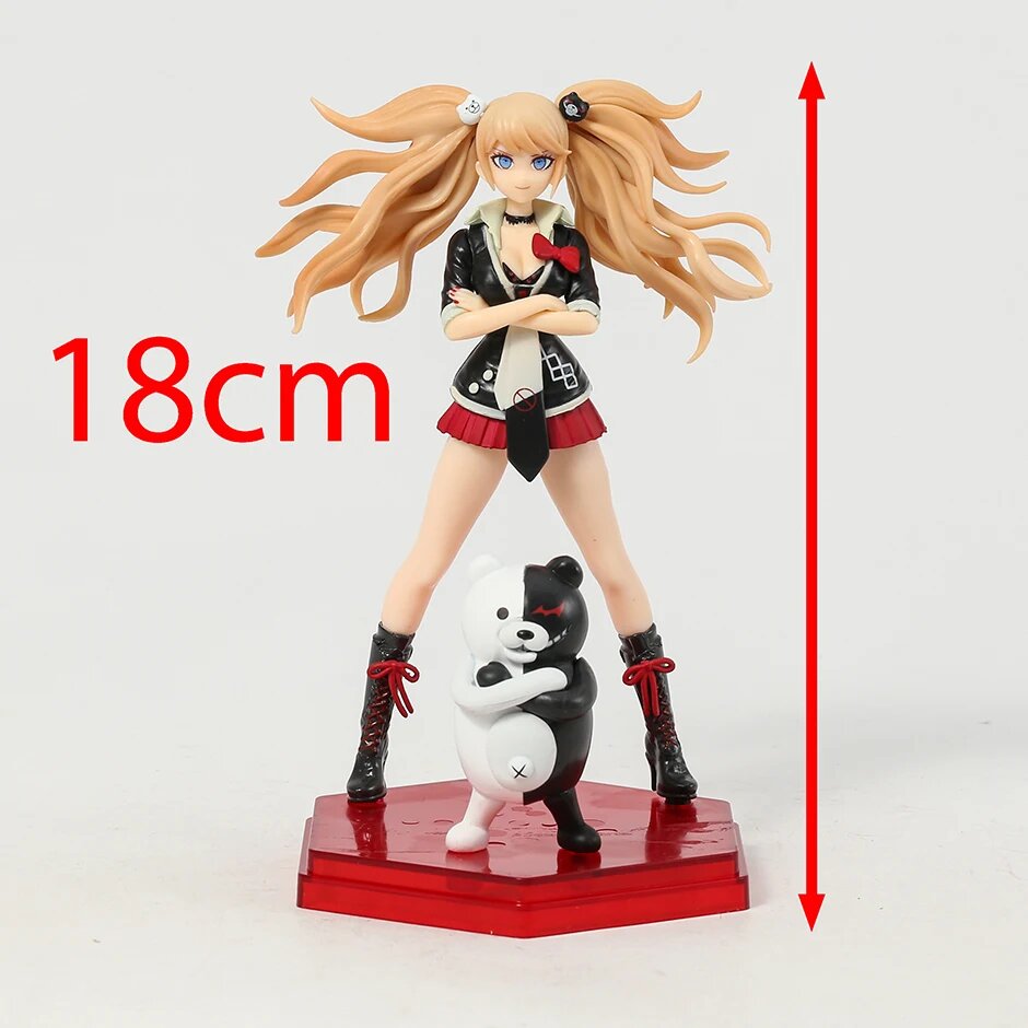 Фигурка Danganronpa Junko Enoshima с Monokuma Collection PVC Черный, 18cm no box