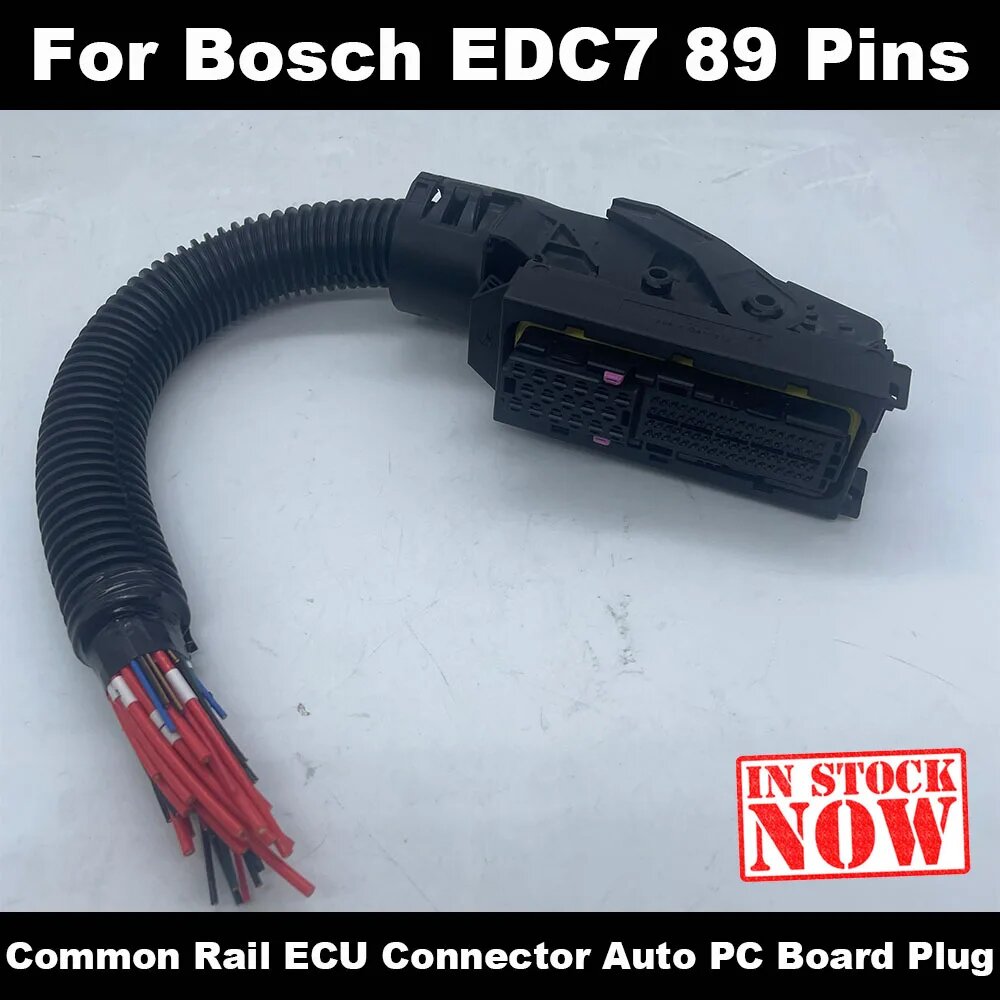 Новый 89 Pin Way EDC7 соединитель для общей топливной системы двигателя, печатная плата, разъем для ЭБУ, разъем для датчика грузовика + жгут проводов