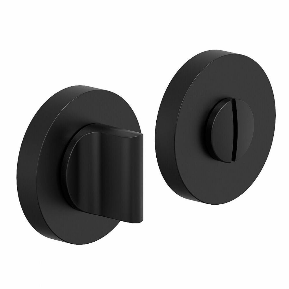 Фиксатор для Межкомнатной Двери Bravo System R012W6 Матовый Черный, ЦАМ / Браво.