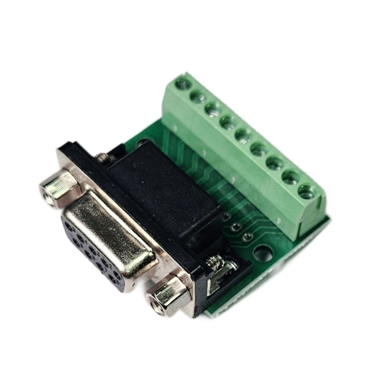 DB9 мама. Плата переходник с клеммами