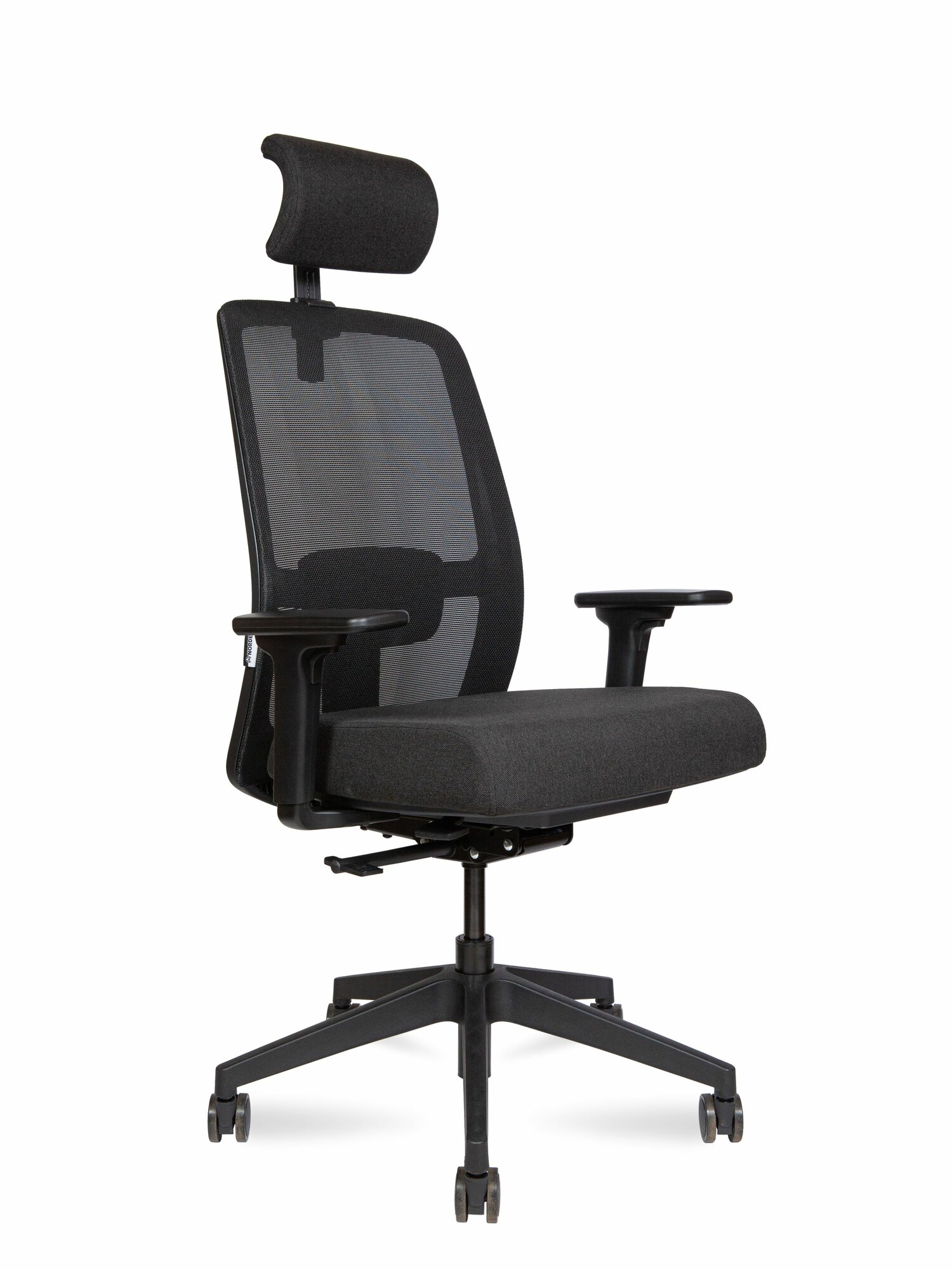 Norden компьютерное кресло Алтай / Altai черный пластик, черная сетка, черная ткань