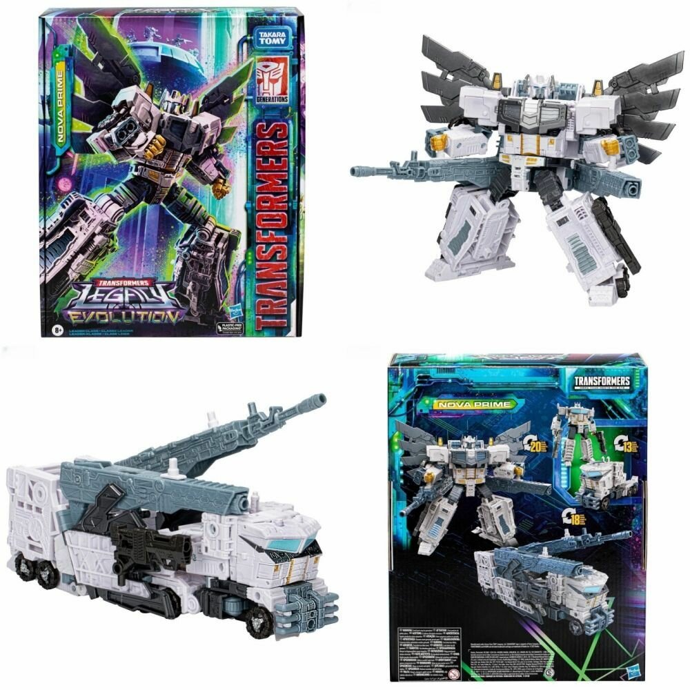 Игрушка Hasbro Трансформеры Legacy Evolution Лидер класса Nova Prime 18cm F6959