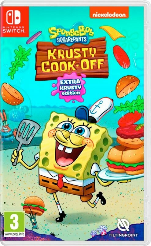 Игра SpongeBob: Krusty Cook-Off. Extra Krusty Edition (русские субтитры) для Nintendo Switch