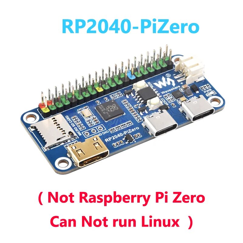 Waveshare RP2040-PiZero Развивающая плата RP2040-PiZero