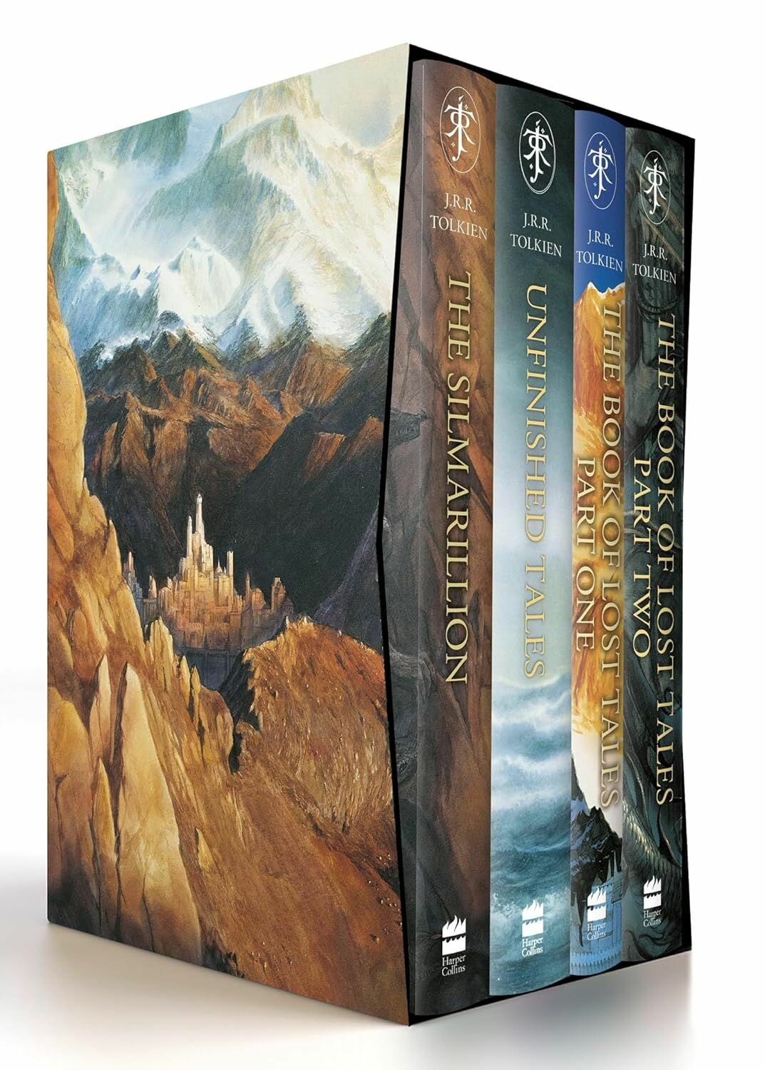 Набор книг "The History of Middle-earth: The Silmarillion, Unfinished Tales, The Book of Lost Tales, Part One & Part Two: Book 1", в твердом переплете
