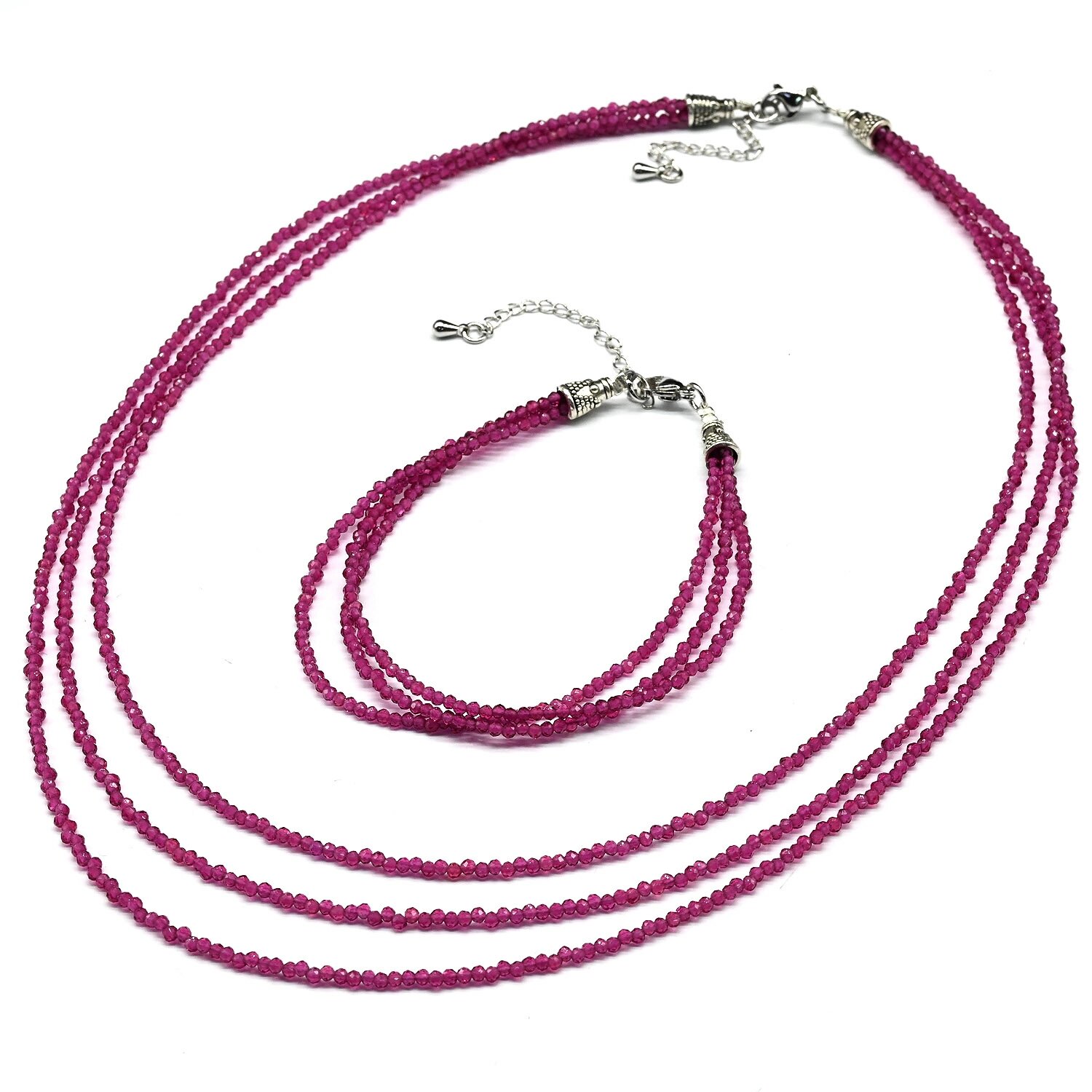 Колье, шпинель