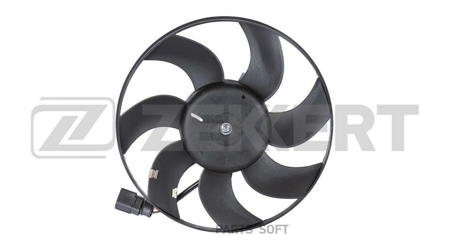 ZEKKERT MK-7097 Вентилятор радиатора VW Golf V 03- Passat VI 05- Skoda Octavia (1Z3 5E3 NL3 NR3) 04- Yeti (5L) ()