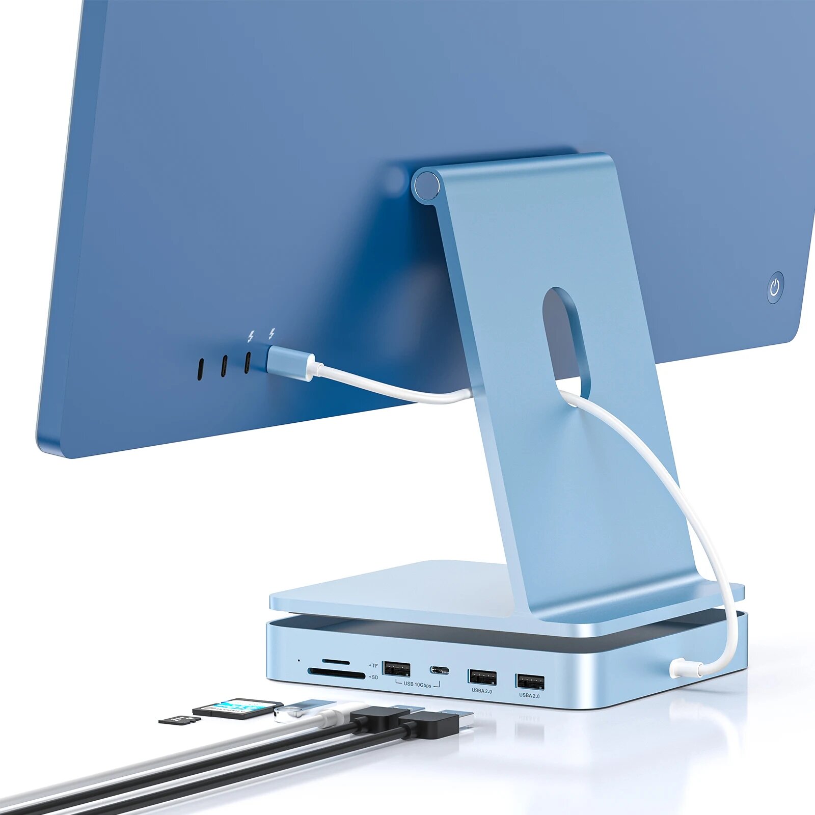 USB концентратор для iMac, Синий