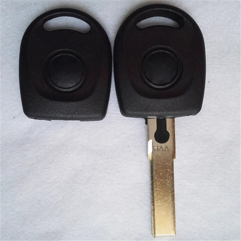 Ключ заготовка HU66 с логотипом, 2 шт. для VW, Skoda, Seat