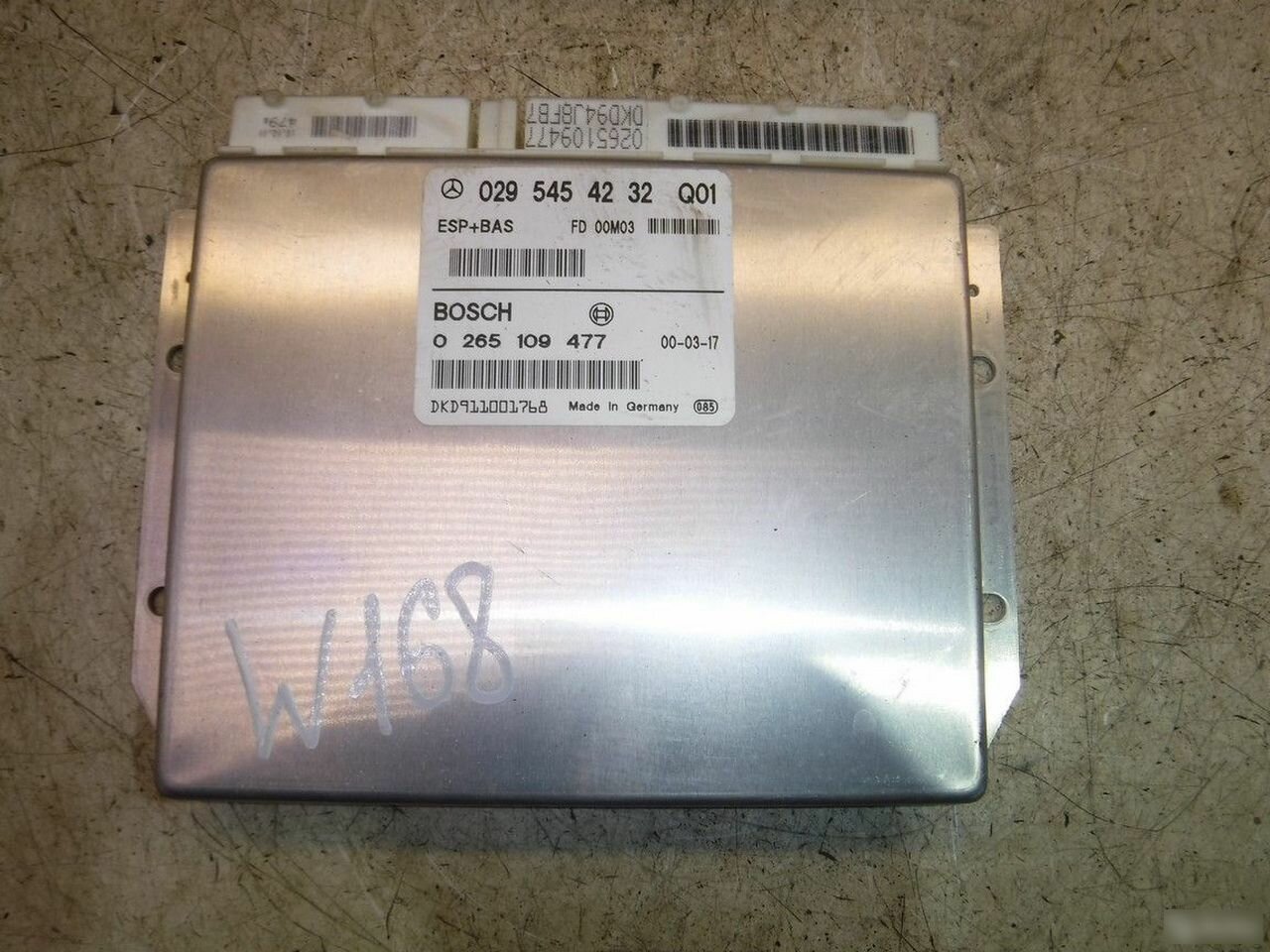 Блок управления ESP Mercedes-Benz A-класс W168 (1997—2001) 0295454232-0265109477