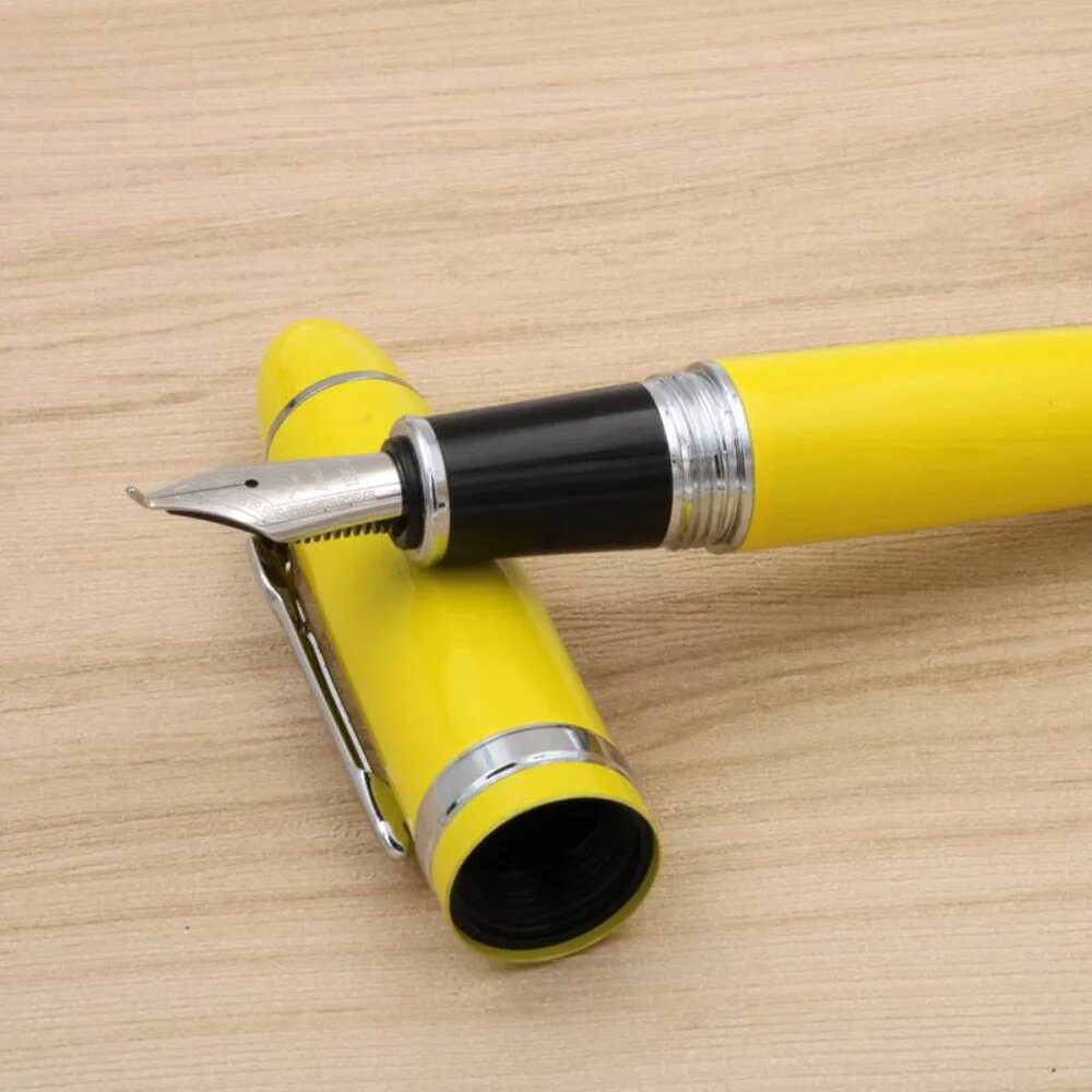 Металлическая перьевая ручка Jinhao 159 Желтый, Желтый