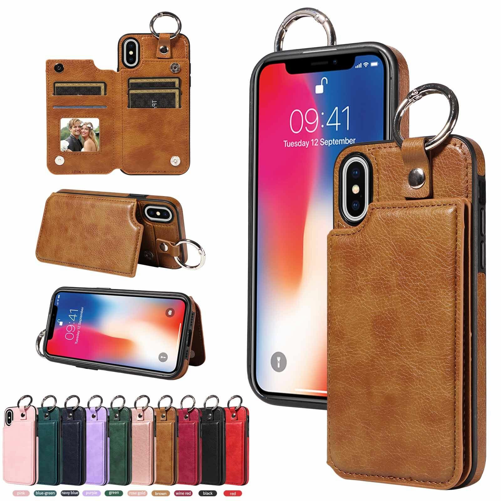 Подходит для Apple iPhone X / iPhone XS (Айфон Х / Айфон ХС) Чехол для смартфона, Магнитные пряжки, кронштейны