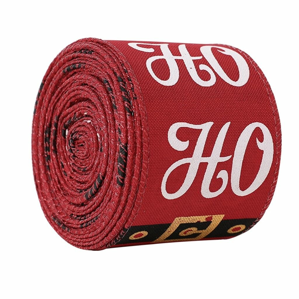 Подарочная упаковка лента льняная решетка, H