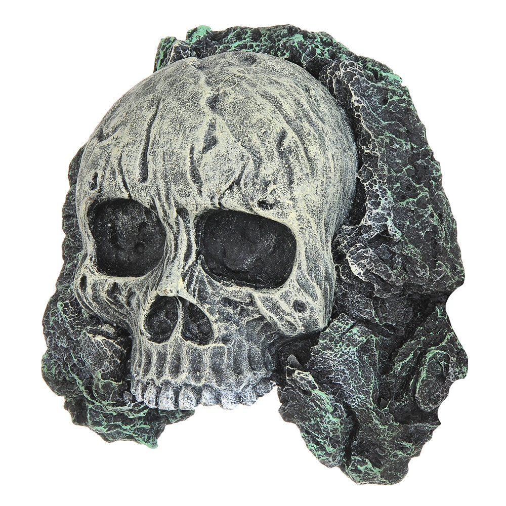 Аквариумная декорация PRIME Скала череп