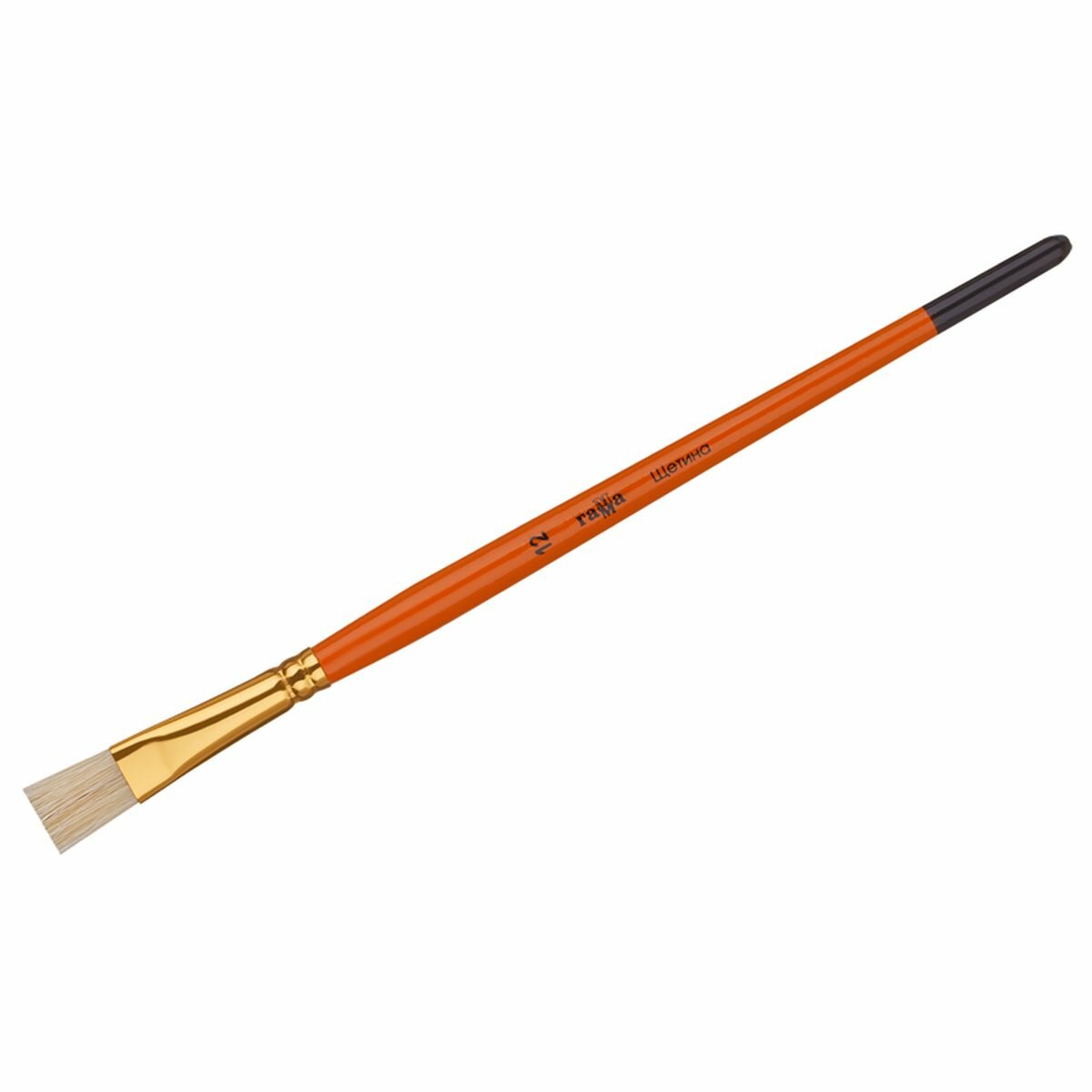 Кисть Гамма, щетина, плоская, №12 (280618.06.012), 15шт.