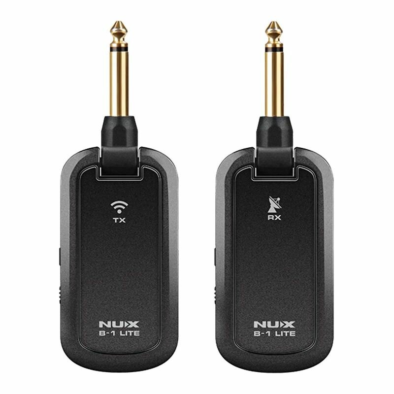 Беспроводная гитарная система NUX B-1 Lite, 2,4 ГГц, 4-канальный аудиопередатчик, приемник