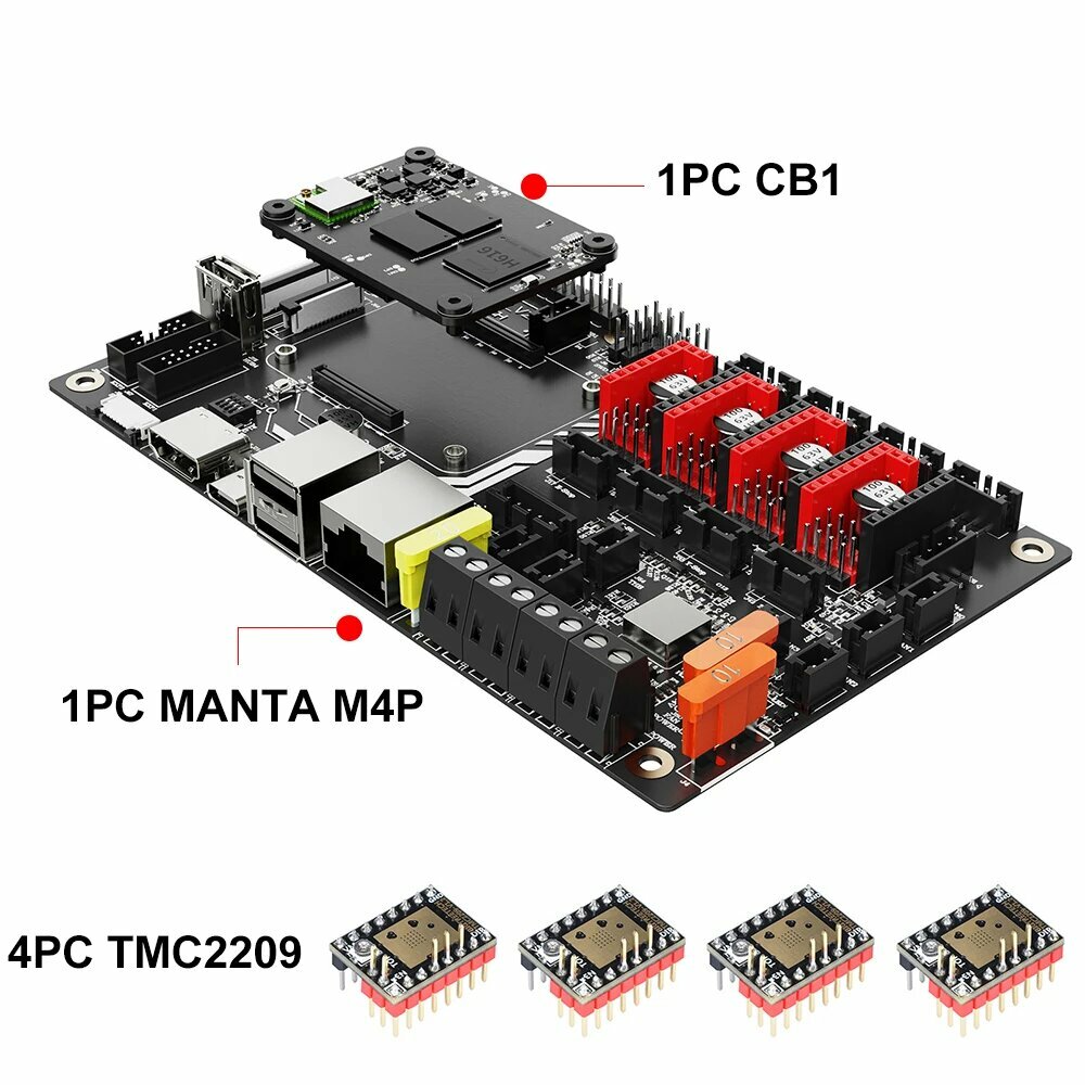 BIGTREETECH Manta M4P CB1 с 4xTMC2209