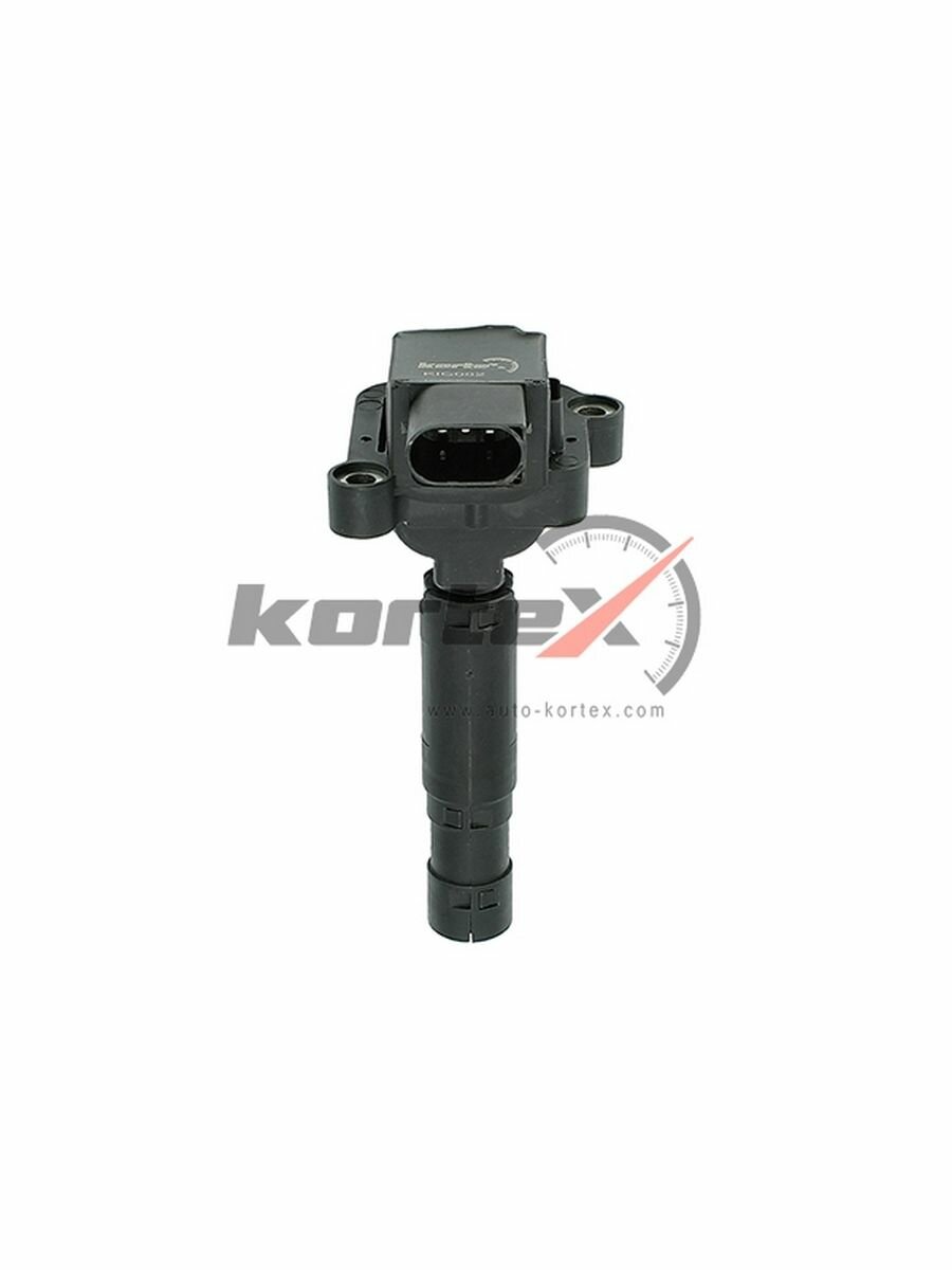 Катушка зажигания Kortex KIC082, для Mercedes-Benz, передняя, металл, термопластик, серая