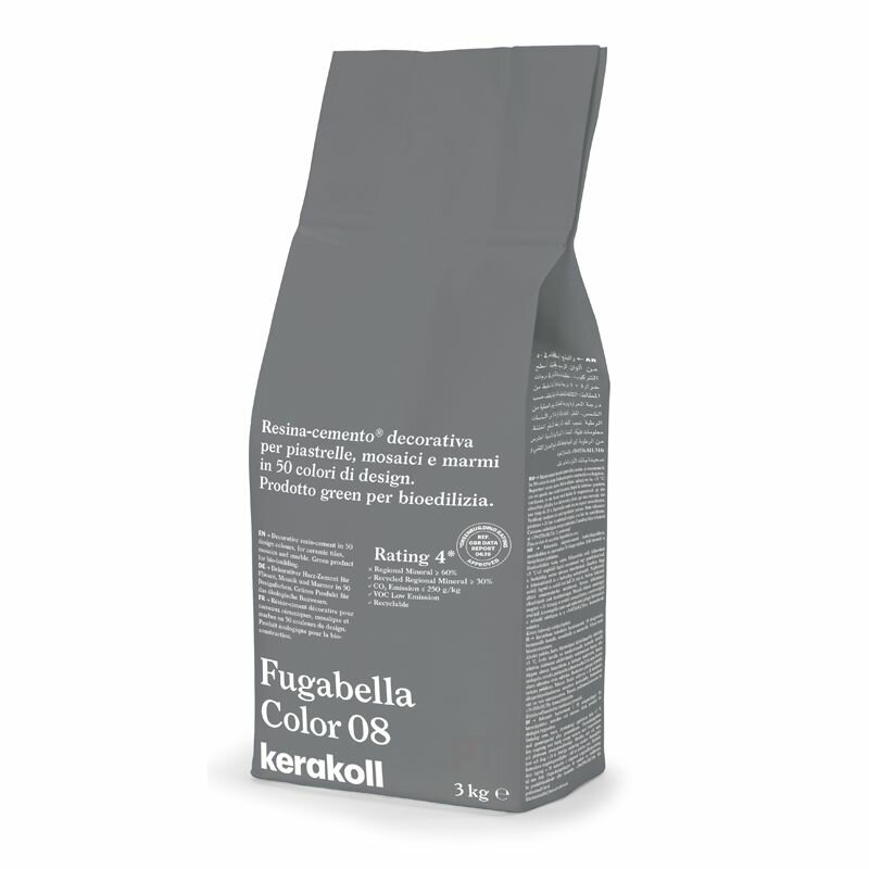 Затирка для плитки полимерцементная Kerakoll Fugabella Color (3кг) 08