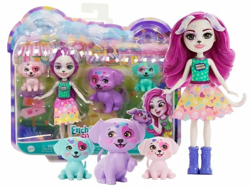 Кукла Enchantimals Mattel - Кукла Тейлз Десса и Далматинцы - Энчантималс HKN14