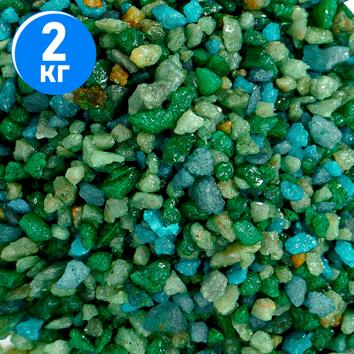 Натуральный грунт для кактусов, суккулентов и растений Zoo One "Лиственница", природный, фракция 2-5 мм, 2 кг