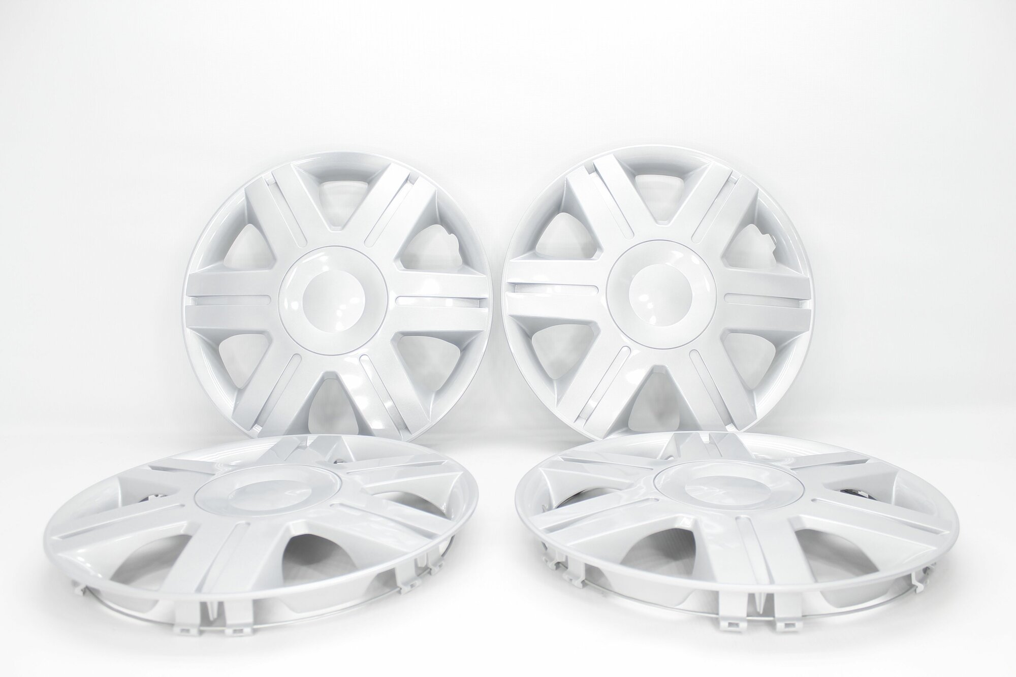 Колпаки R15 Лада Ларгус, серебристый, 4 шт.