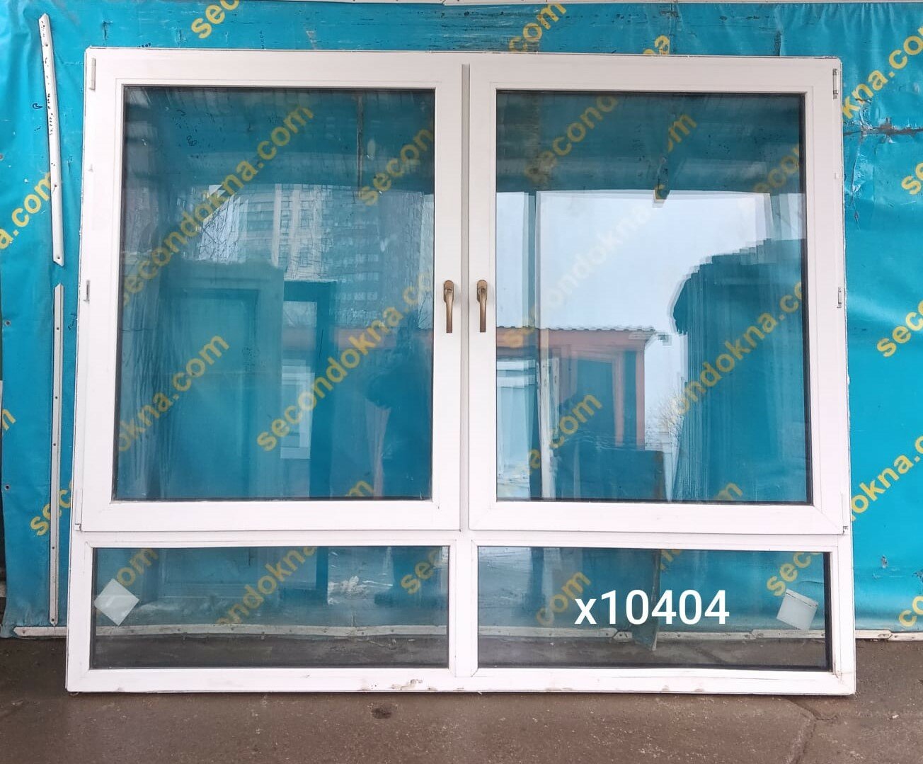 Пластиковое окно Б/У 1780(в) 1400 об х 2160(ш)