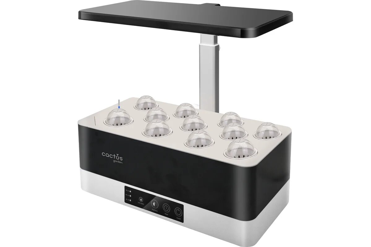 Cactus Гидропонная установка Garden 3.0л 24 черный (CS-LEDPOT-11) 2000792