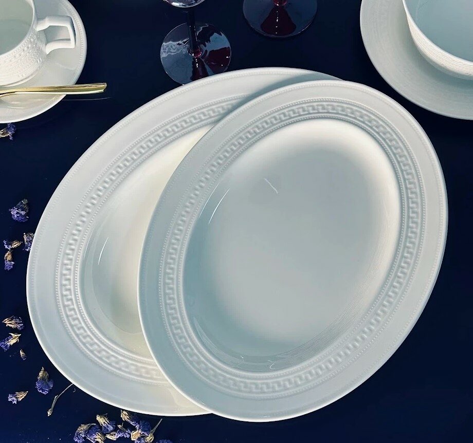 Овальное блюдо 30,5см марсель Костяной фарфор 225-049 118-225-049