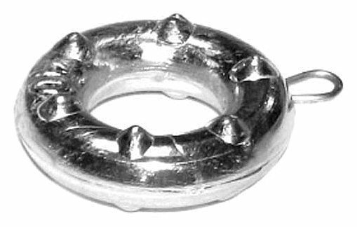 Уловка Груз Кольцо с шипами 25г металлическая оснастка для ловли рыбы на водах