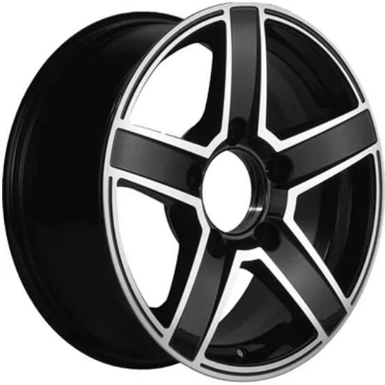Колесный диск Khomen KHW 1614 6.5x16 5*139.7 ET40 DIA98.5 Black-FP