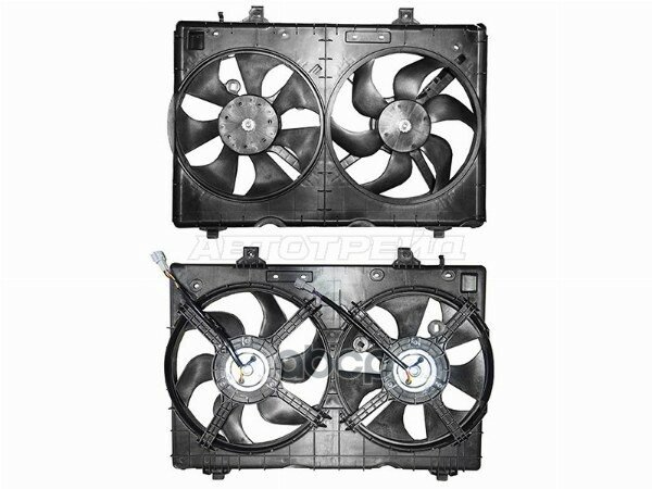 Диффузор радиатора в сборе RENAULT KOLEOS 08- Sat арт. STRNK12010