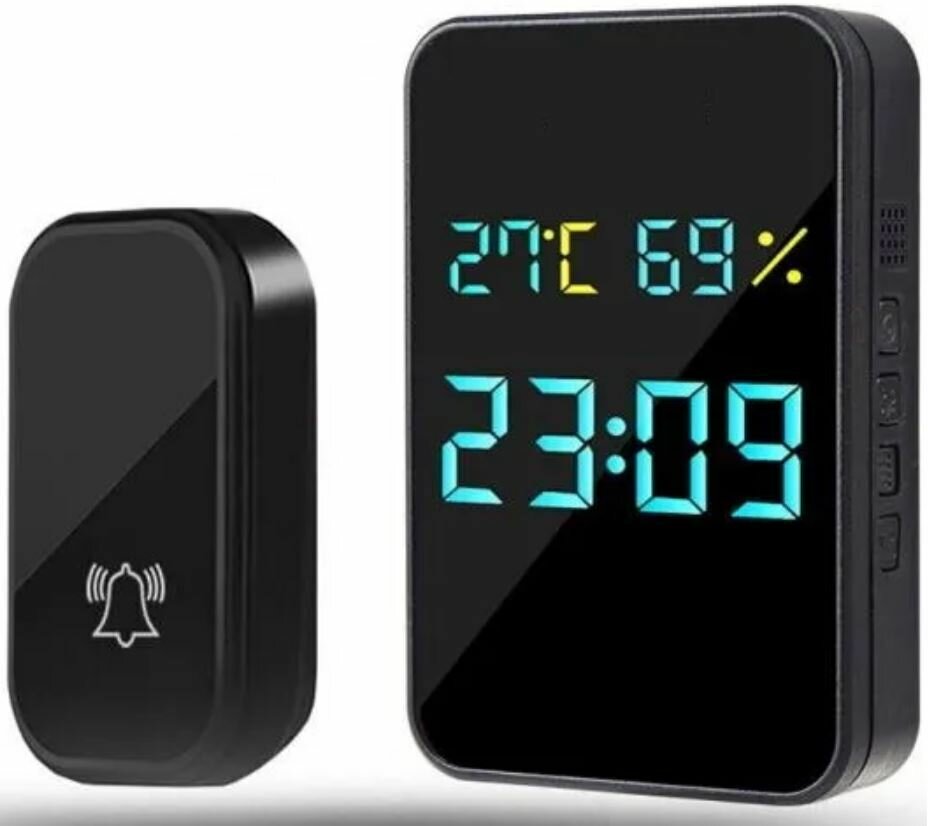 Беспроводной кинетический звонок ArmaControl AS-N1-Black (Работает без батареек)