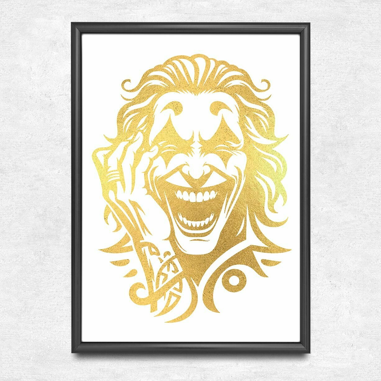 Постер Джокер / Плакат Joker Хоакин Феникс по фильму, сериалу, игре