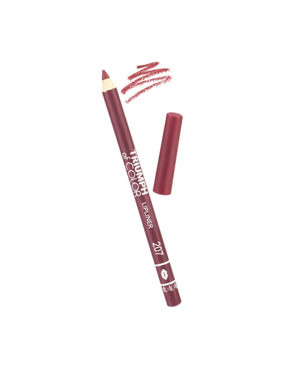 Карандаш для губ Triumph Of Color Lipliner 207 розовый