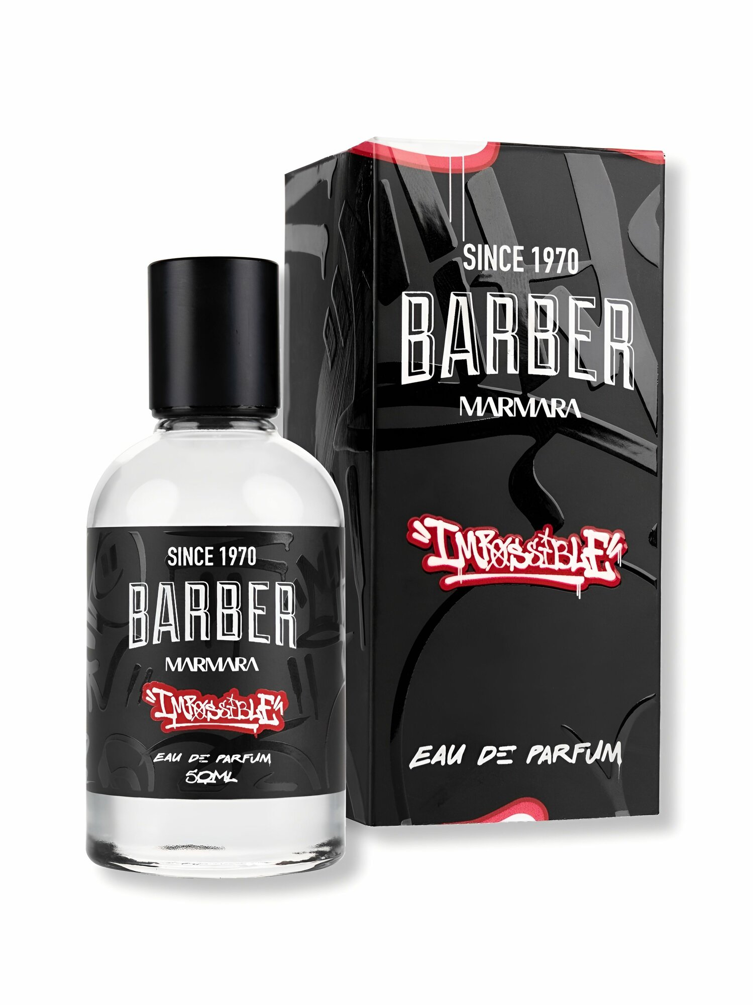 Туалетная вода мужская Marmara Barber "Impossible", 50 мл, Цитрусовый, Цветочный аромат