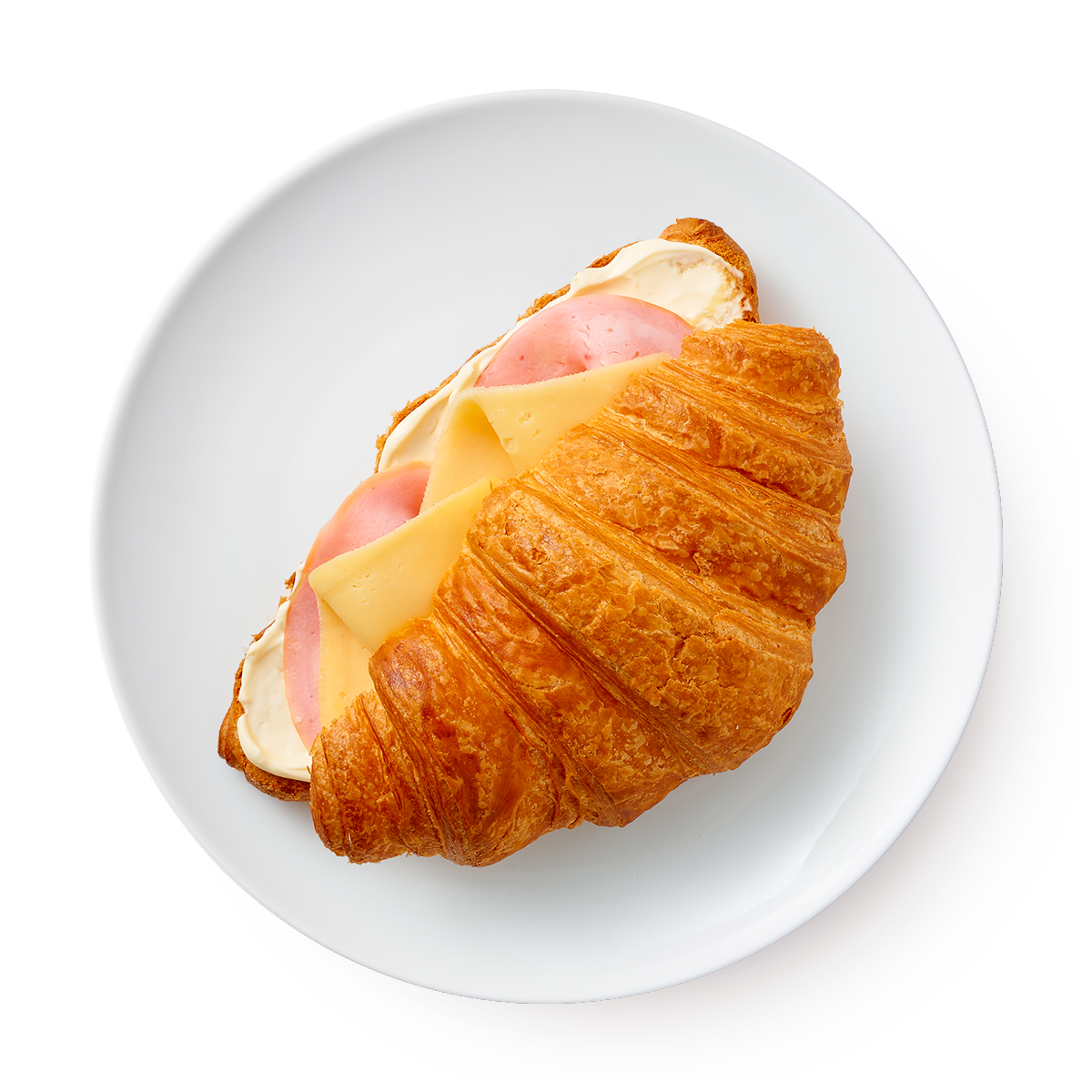 Круассан с ветчиной и сыром «Братья Караваевы», от +2 °C до +6 °C, 130 г